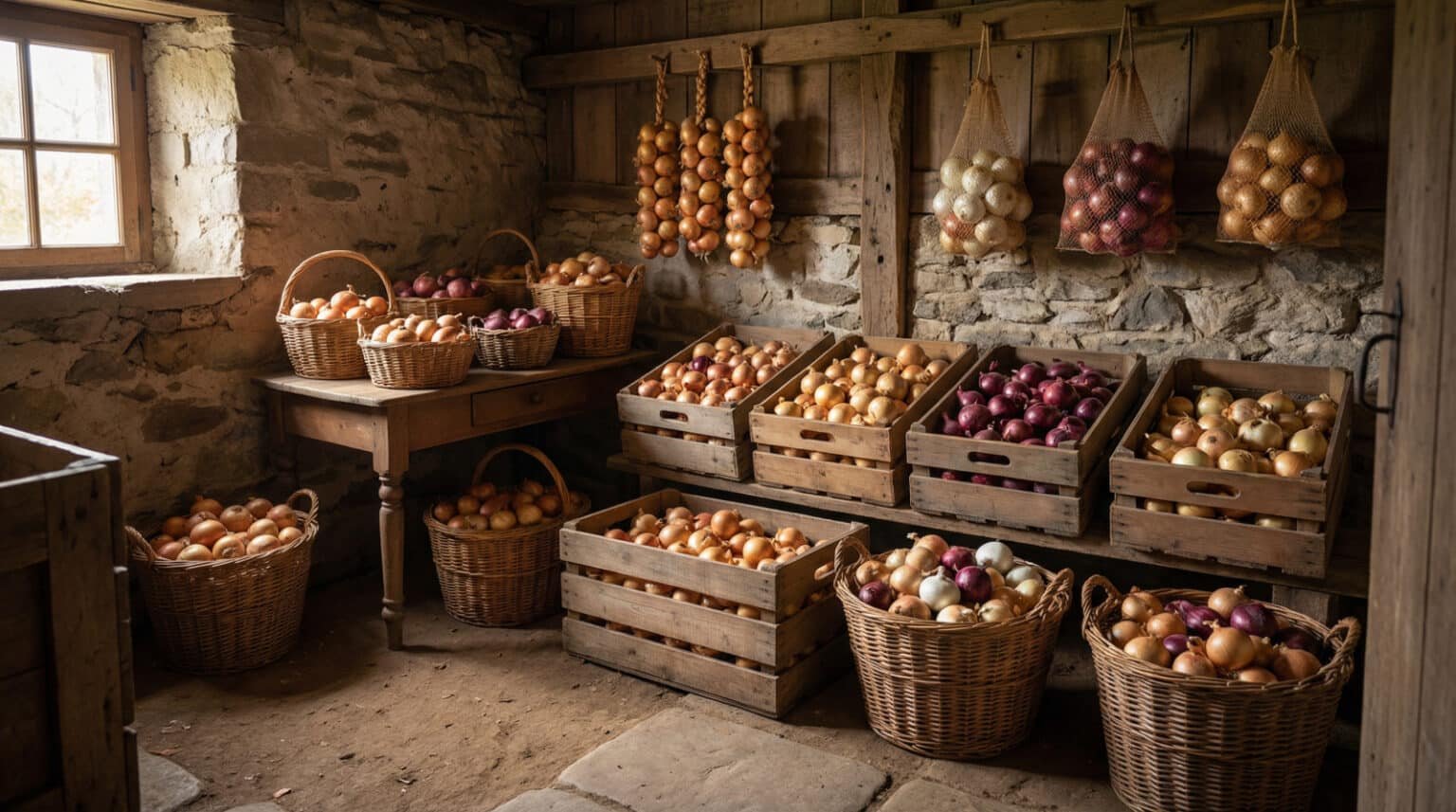 Conserver oignons : les règles pour un stockage sans pertes - Manger ...